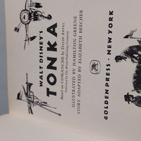 Disney | Accents | Walt Disneys Tonka Hardcover Book 959 | Poshmark